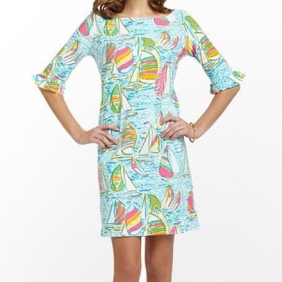 Lilly Pulitzer | Dresses | Lilly Pulitzer You Gotta Regatta Somerset ...